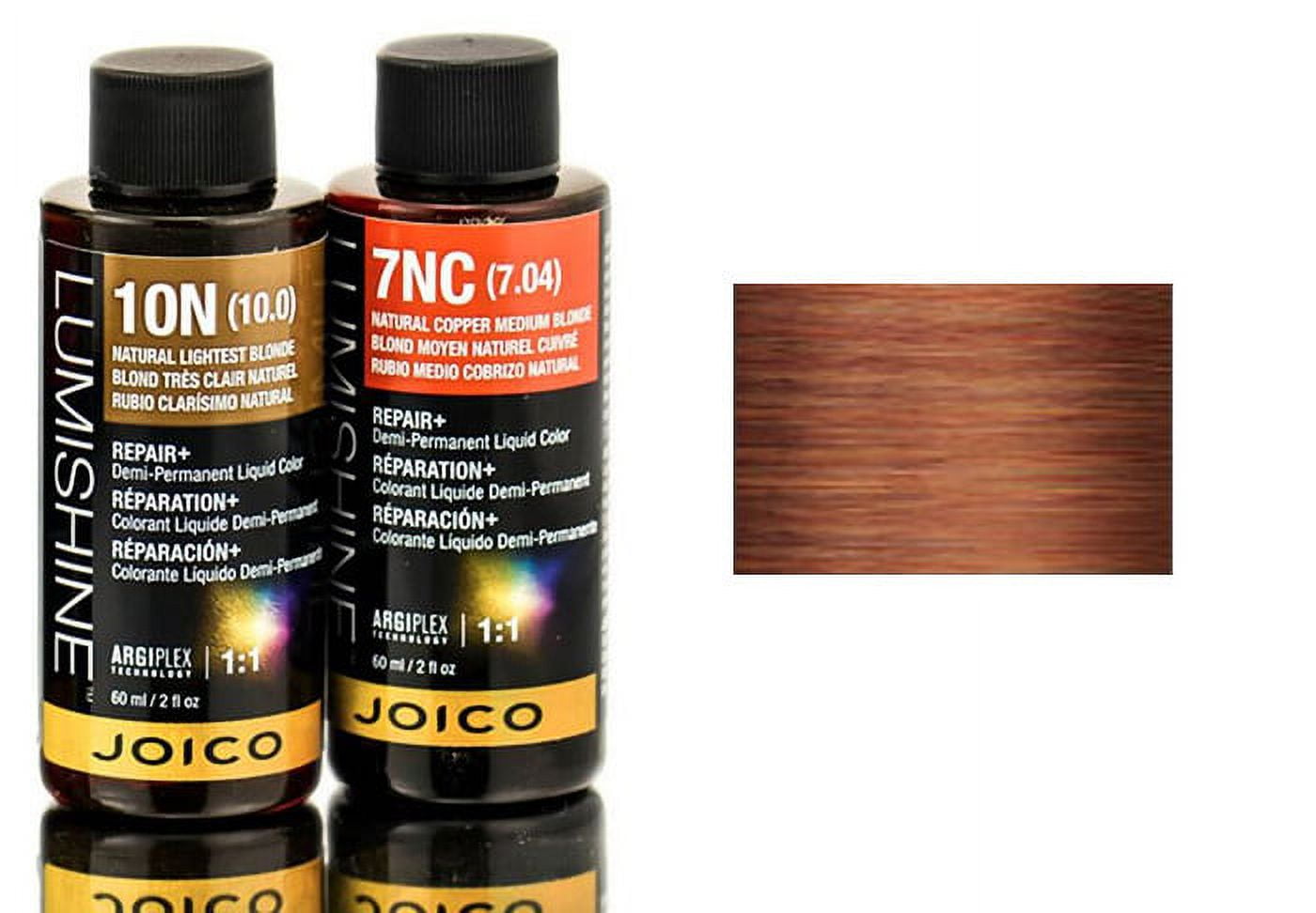 Joico Lumishine Demi Permanent Liquid Color - 7NC/7.04 - 2 oz - Pack of ...