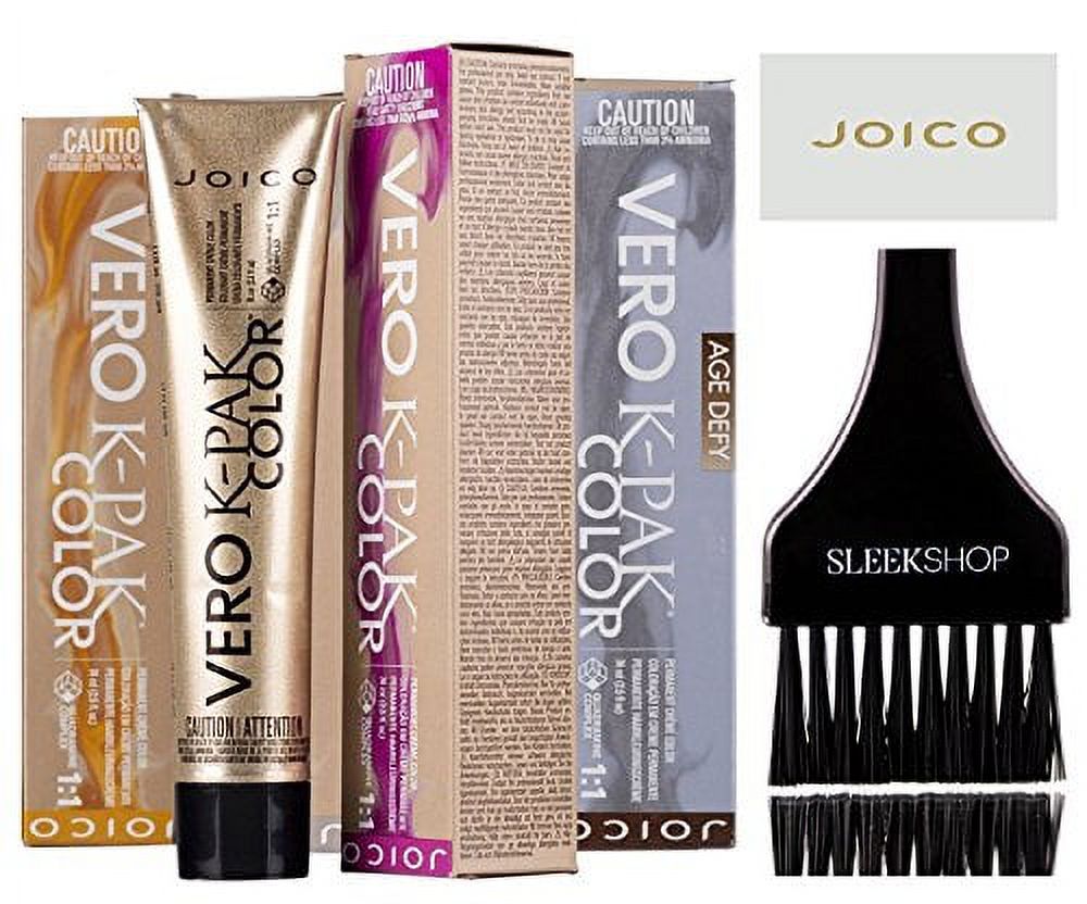 Joico Vero K-Pak Color Permanent Creme Hair Color (W/ Sleek Brush ...