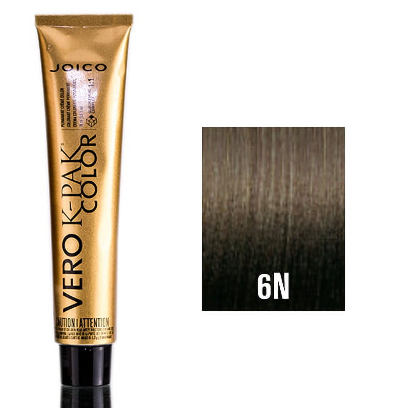 Joico Vero K-Pak Hair Color - 6N - Pack of 6 with Sleek Comb - Walmart.com