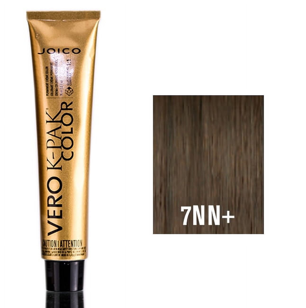 Joico Vero K-Pak Hair Color - 7NN Plus Age Defy - Pack of 3 with Sleek ...