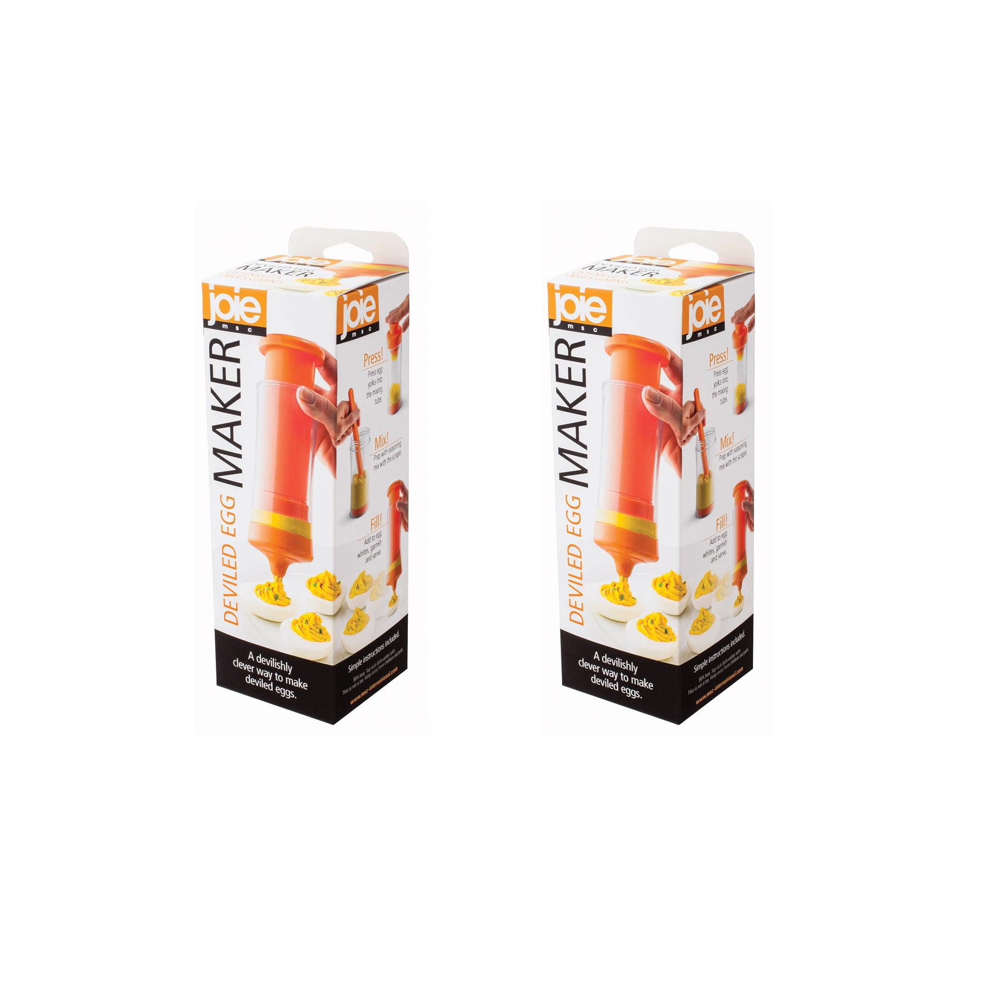 Joie Deviled Egg Maker, Mashes Yolks and Fills Deviled Eggs, BPA Free ...