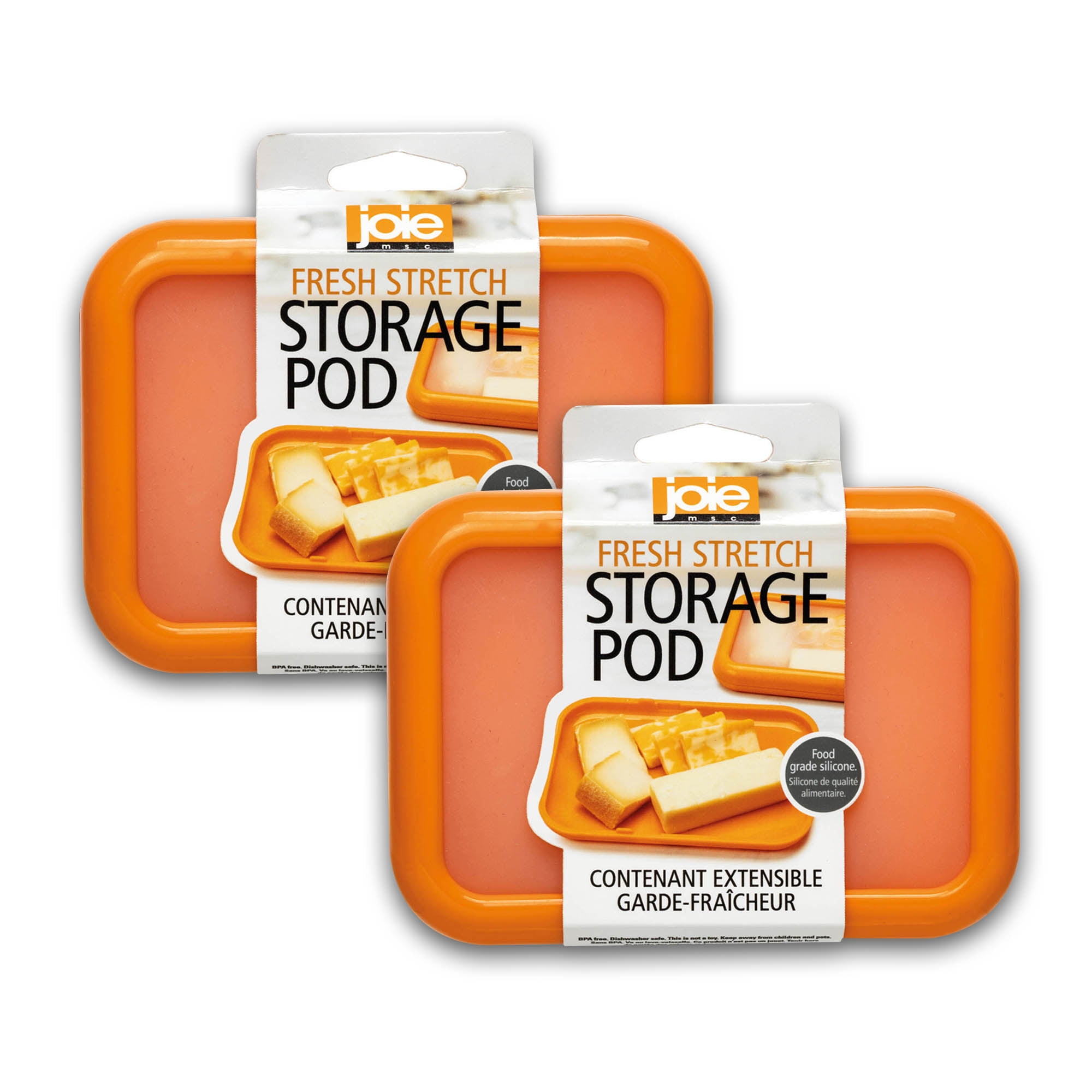 Joie Fresh Stretch Storage Pod with Easy Slide-on Lid, Silicone, BPA ...