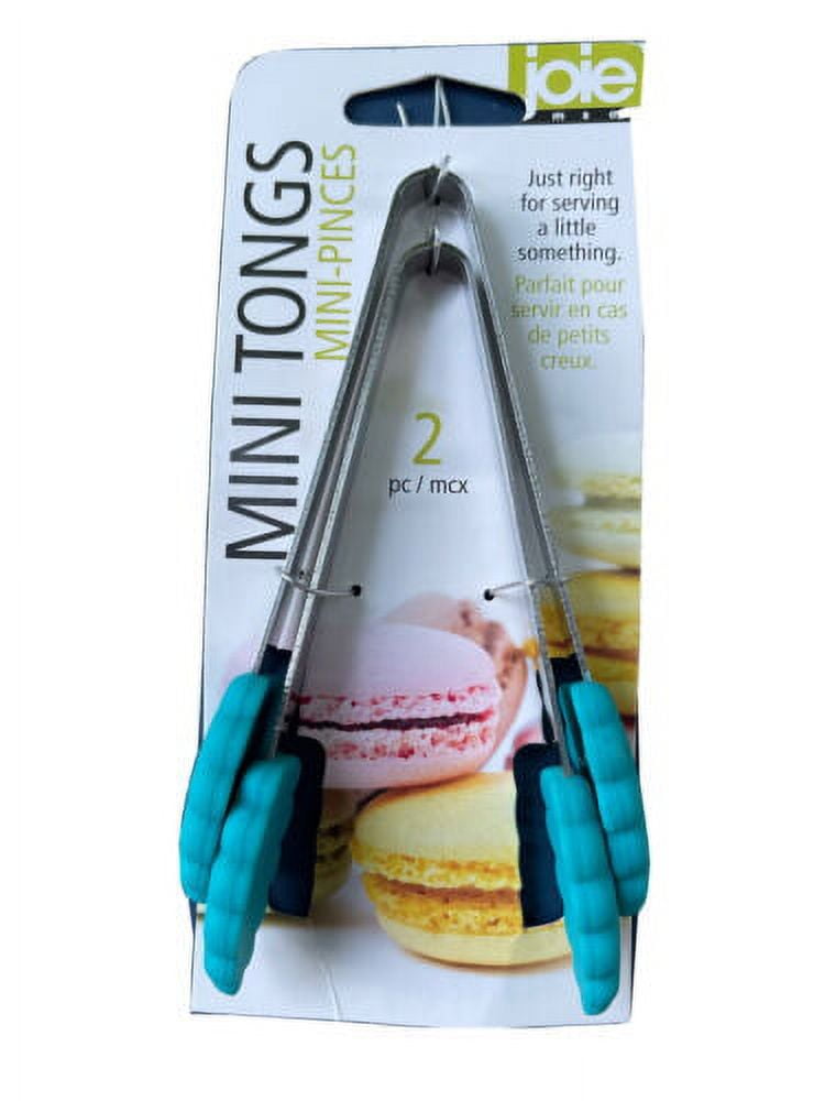 Joie Heat Resistant Silicone Mini Food Tongs (2 Count) - Walmart.com