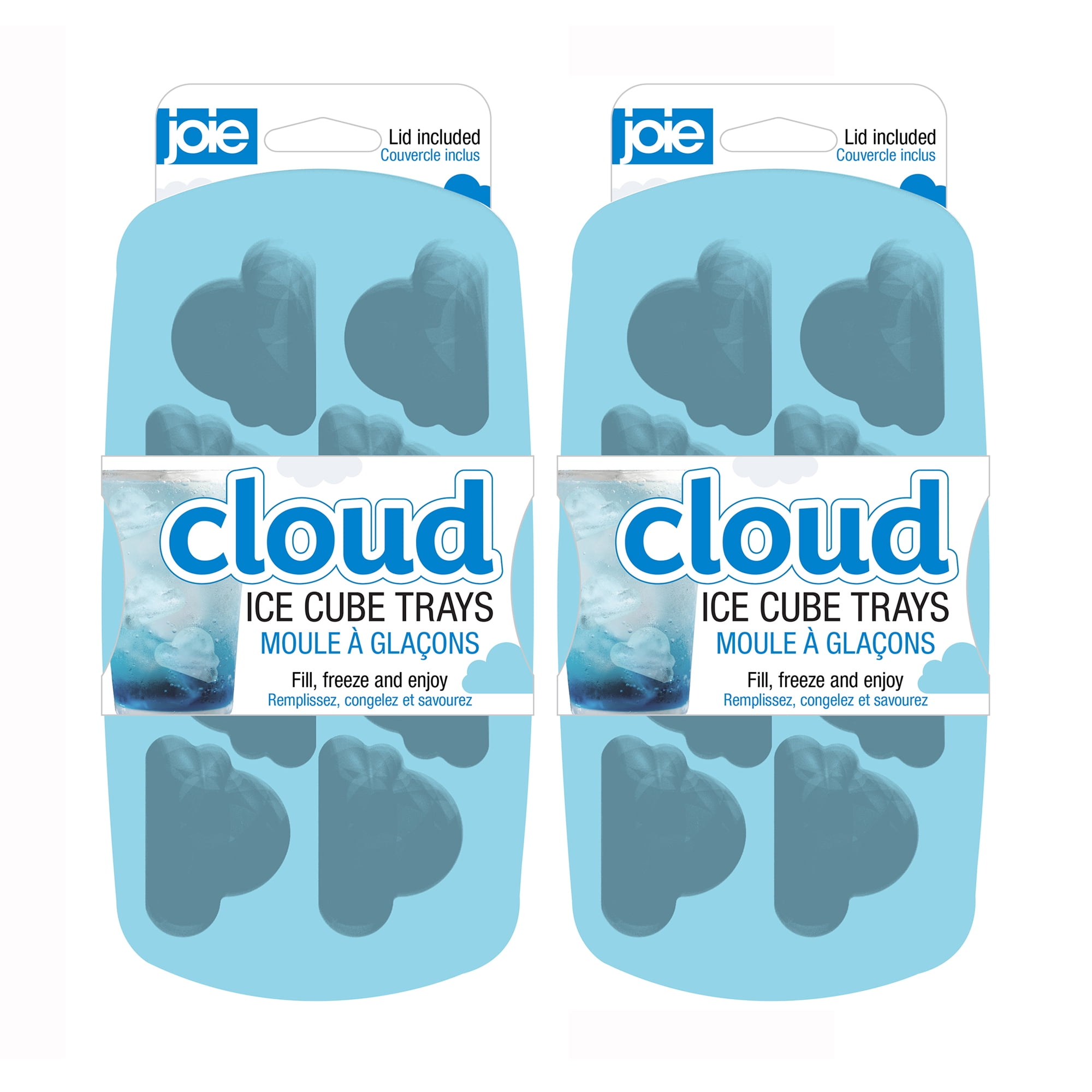 Joie Ice Cube Tray with Lid, Clouds Design, Silicone and BPA-Free ...