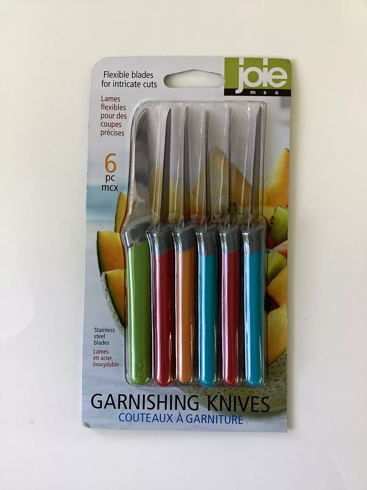 Joie MSC ~Set Of 6 Stainless Steel Flexible Paring/Garnishing ...