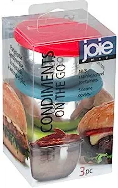 Joie Condiments On The Go, BPA Free, Set of 3 - Walmart.com