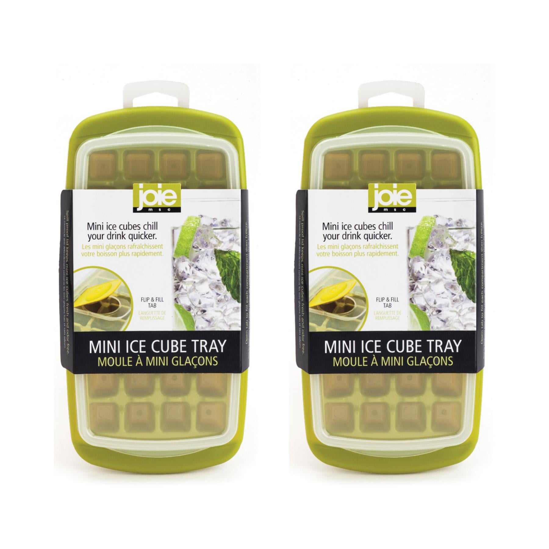 Joie Mini Ice Cube Tray, Silicone, BPA Free, Assorted Colors, Each Tray ...