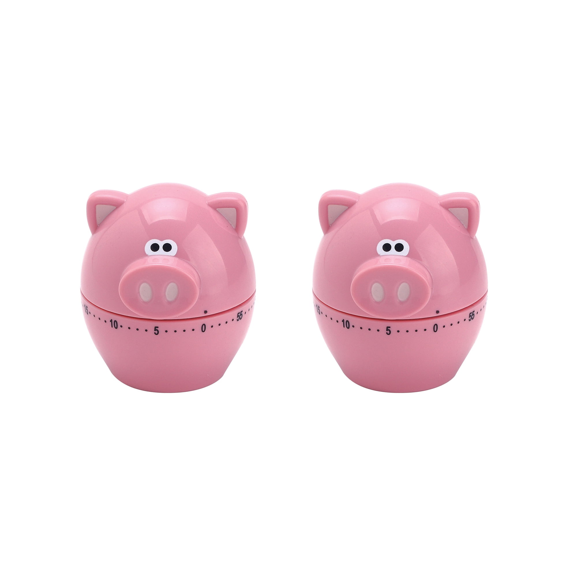 Joie OinkOink Piggy Mechanical Kitchen Timer, Up to 60-Minutes, Set of ...