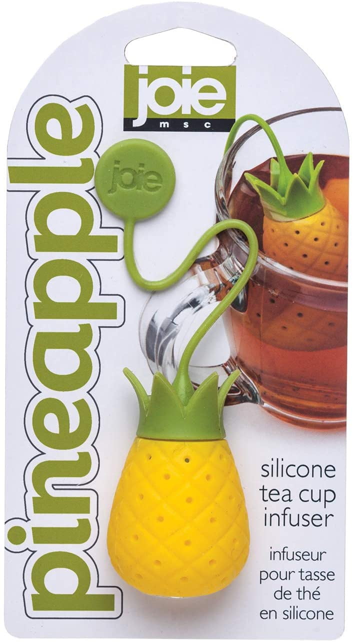 Joie Pineapple Shaped Silicone Loose Leaf Tea Cup Infuser Ball Strainer ...