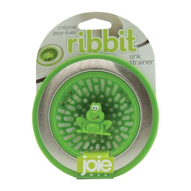 Joie Ribbit Frog Small Mesh Stainless Steel Sink Strainer, Green ...