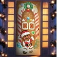 Joiedomi Christmas Gingerbread Door Cover Window Banner Front Door ...