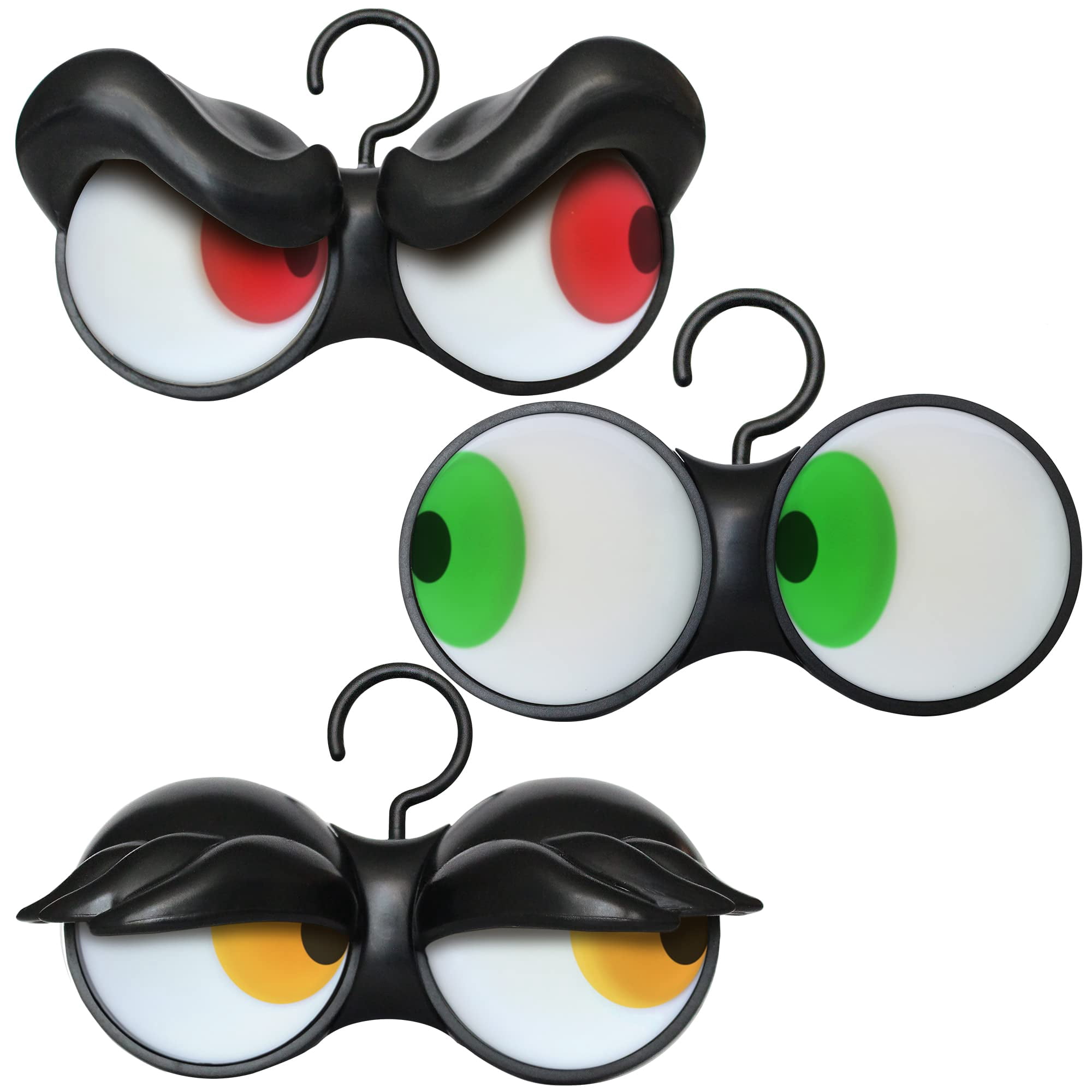 Joiedomi Scary Light Up Halloween Peeping Eyes (3 Pack); Creepy Sound ...