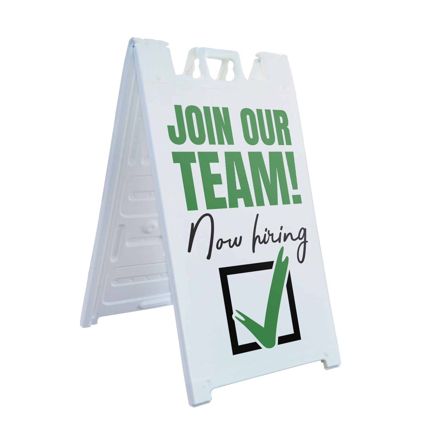 Join Our Team Now Hiring 24" x 36" Double Sided A-Frame Sidewalk Sign ...
