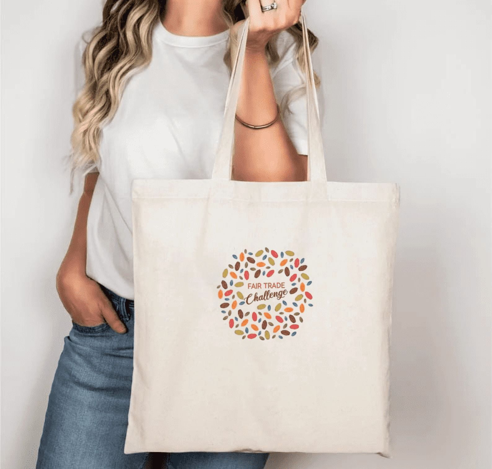 Join The Fair Trade Challenge And Wear Your Ethics With Pride on Tote ...