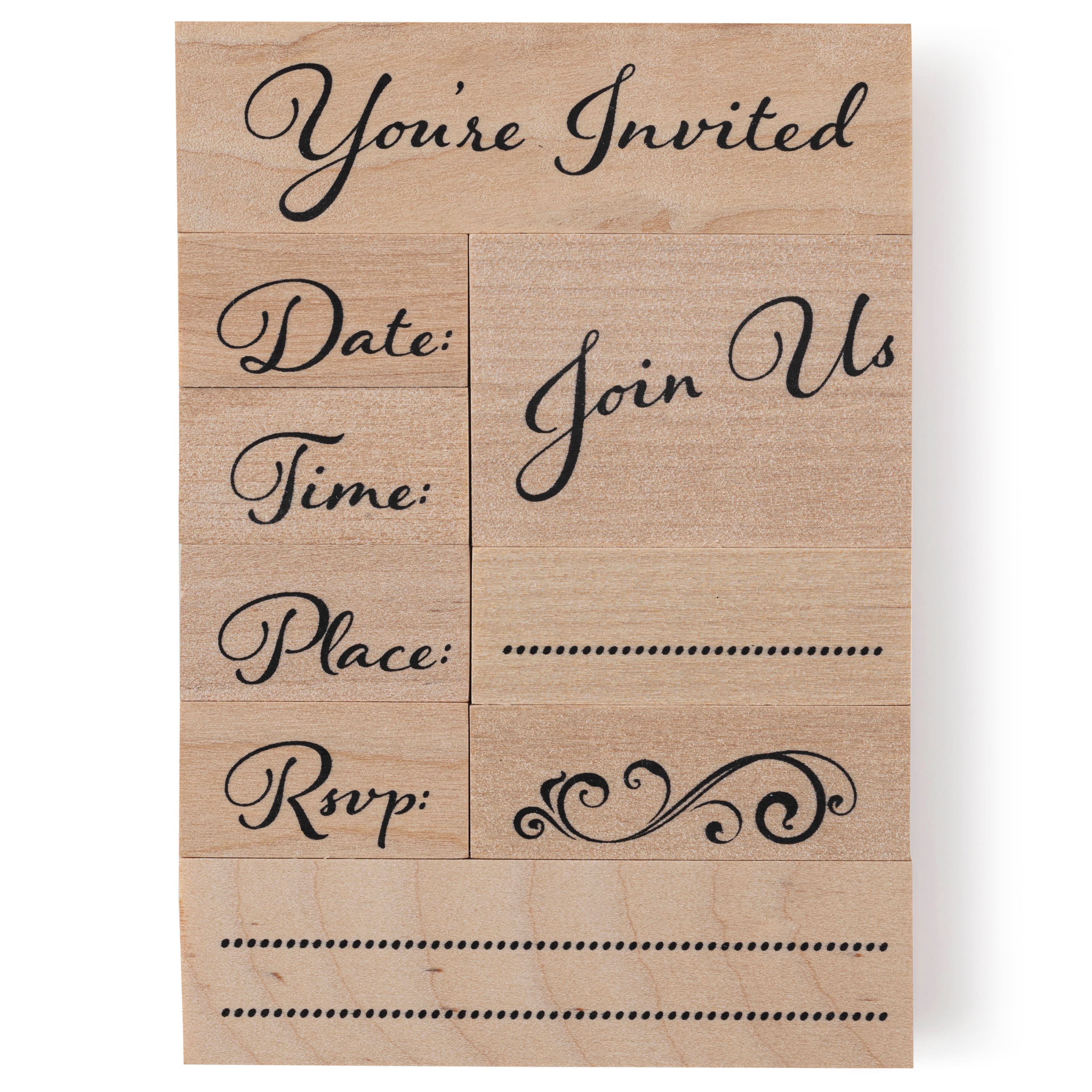 Join Us Wood Stamp Set by Recollections - Walmart.com