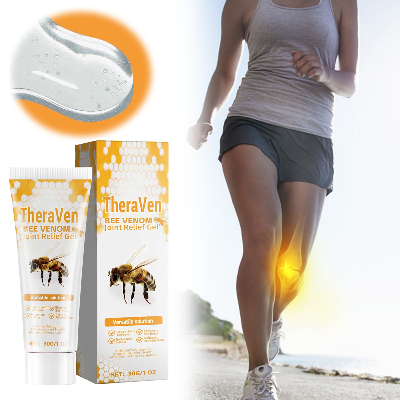 Joint Gel Knee And Foot Joint Daily Body Care External Gentle Massage ...