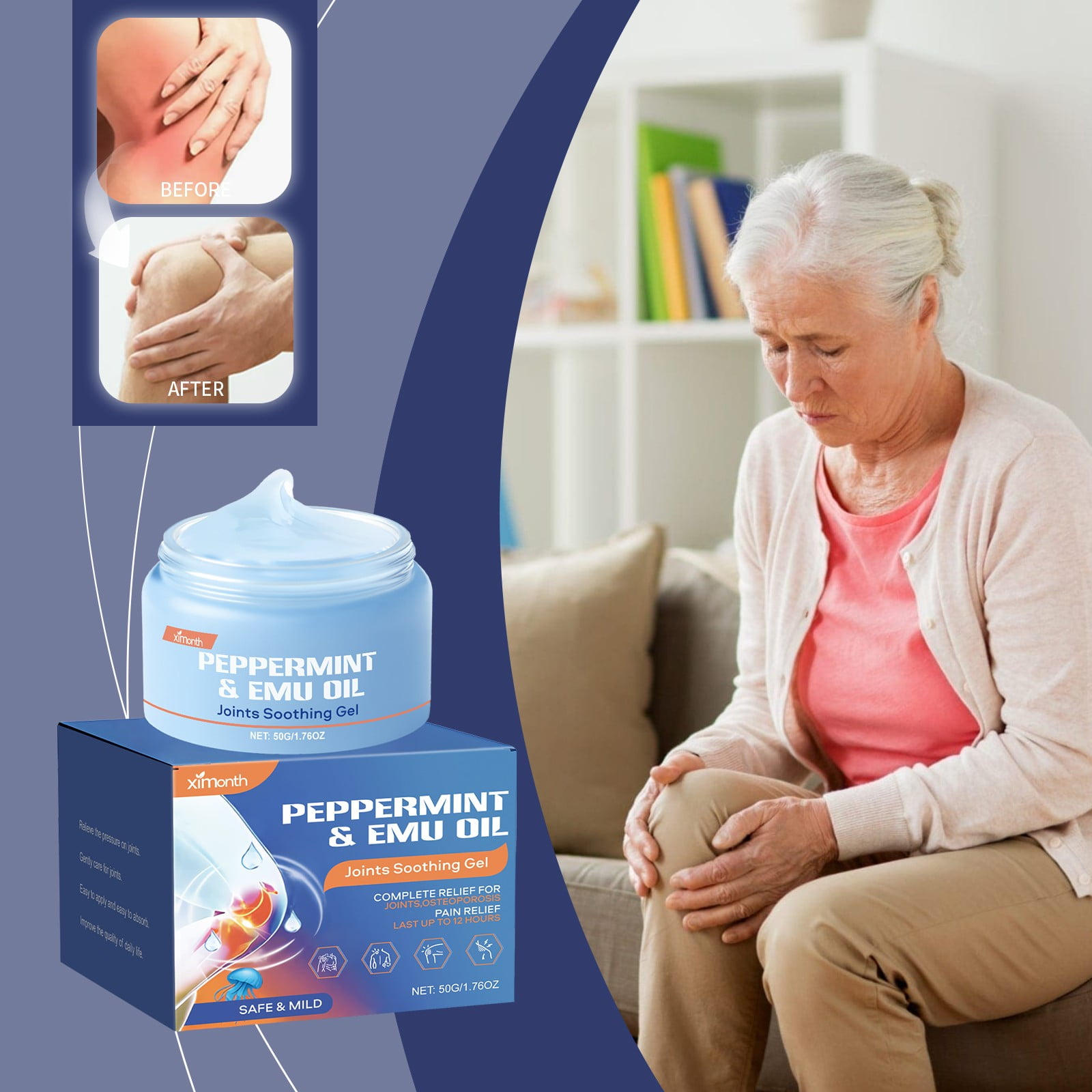 Joint Gel & Nourishing Massage Balm Hand & Foot Joint & Muscle ...