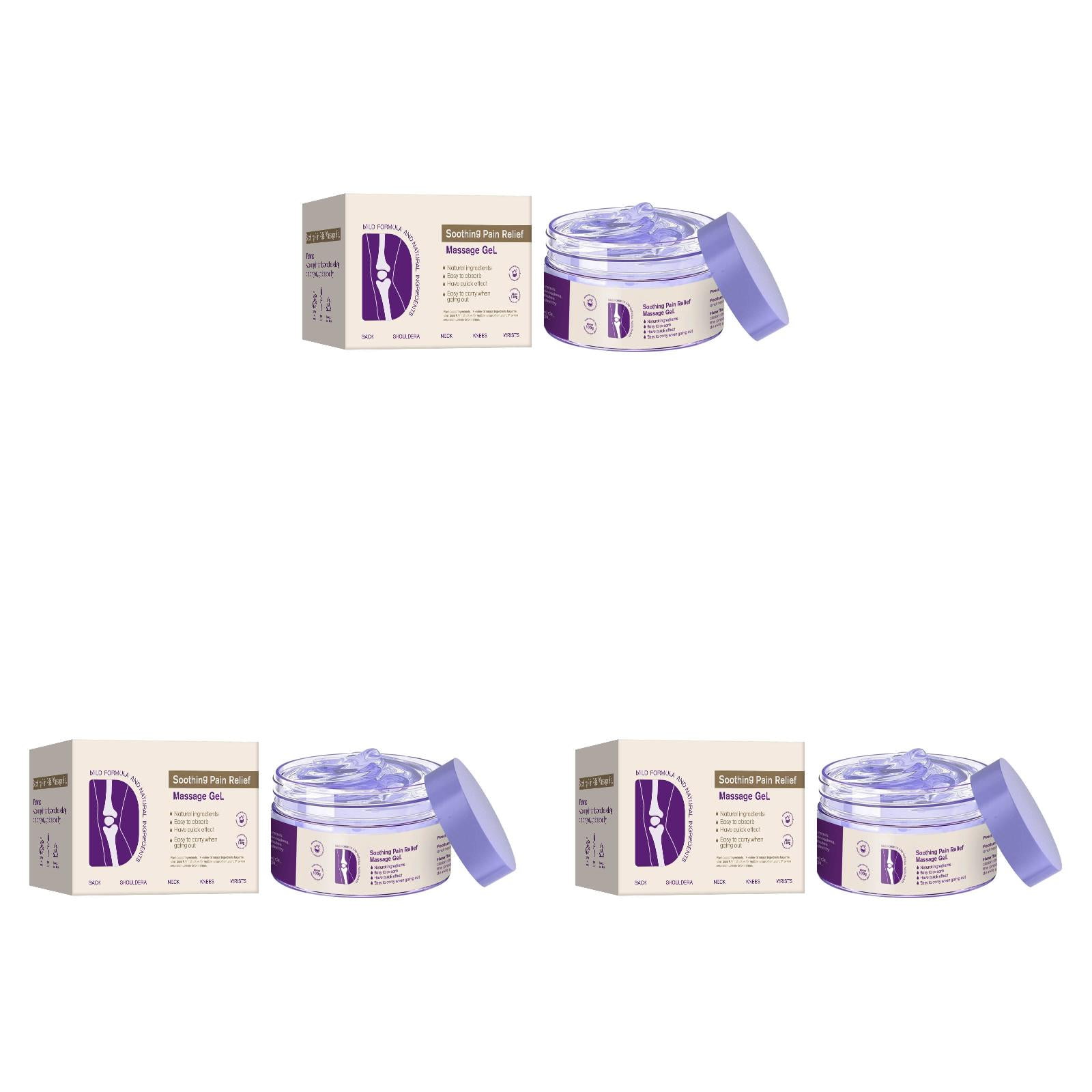 Joint Gel Purple Gel，Soothing Massage Body Joint Cream，Soothes for ...