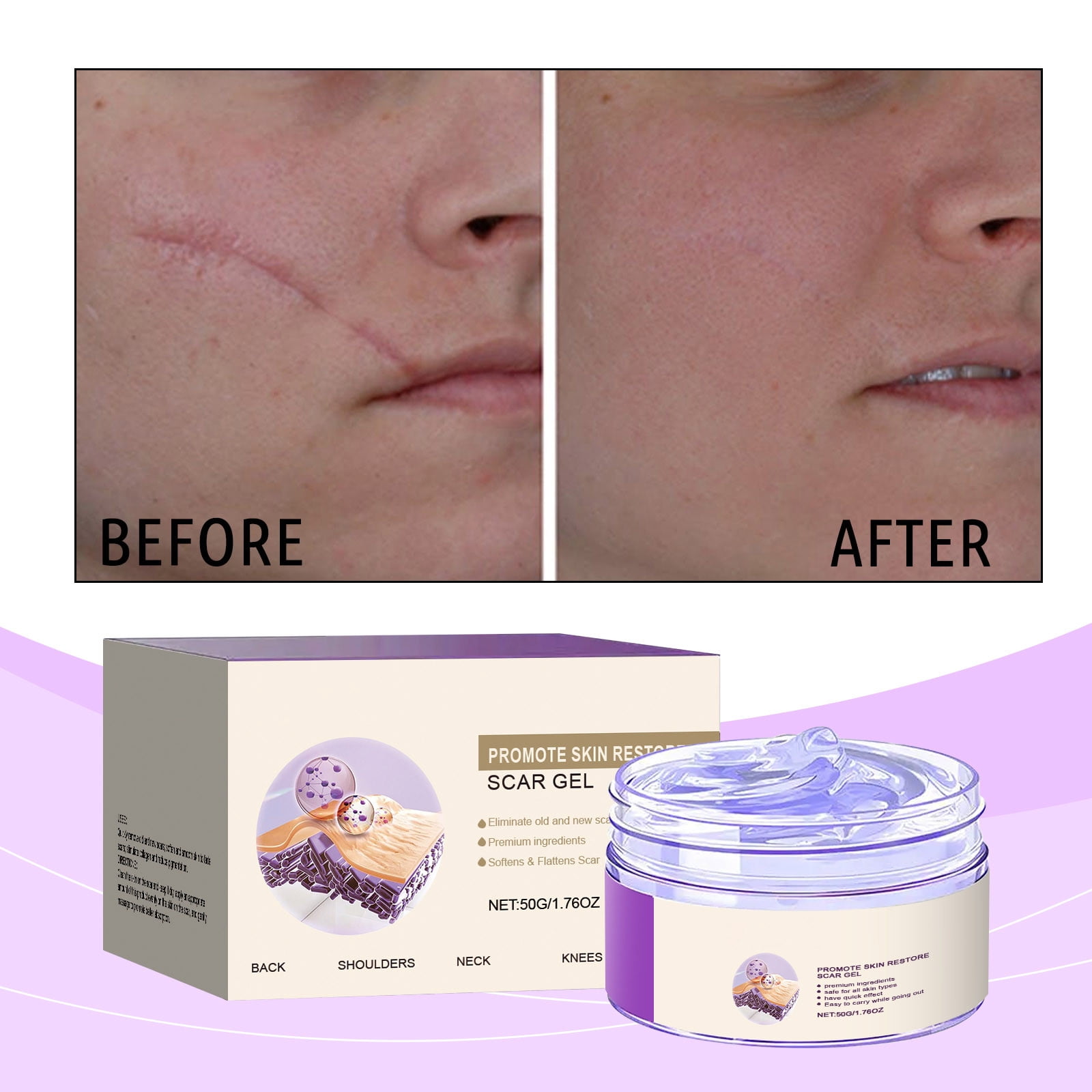 Joint Gel Purple Gel Soothing Massage Joint Activities Throughout The ...