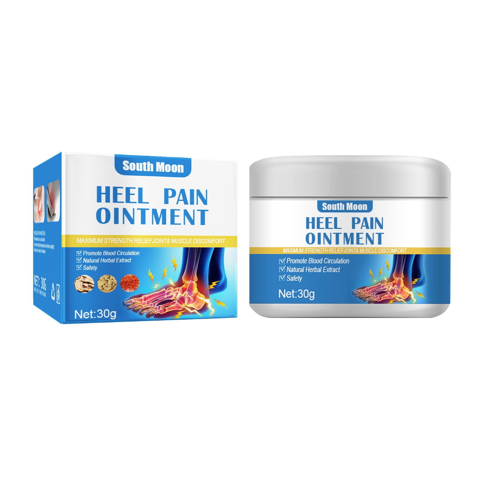 Joint Heel Ointment Arching Spur Joint Stiffness Heel Massage Bunion ...
