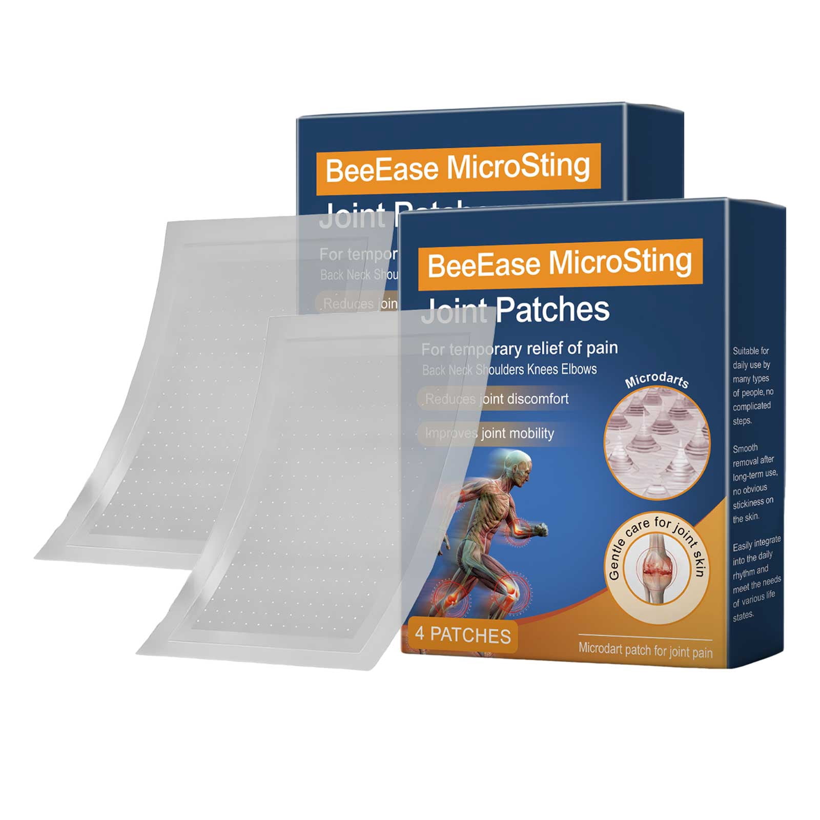Joint Knee Back Neck Pain Relief Plasters For All Skin Types - Walmart.com