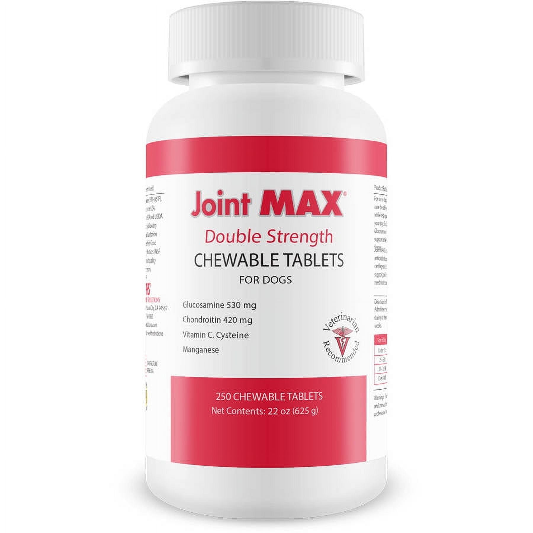 Joint MAX Double Strength Tablets, 250-Count Bottles - Walmart.com