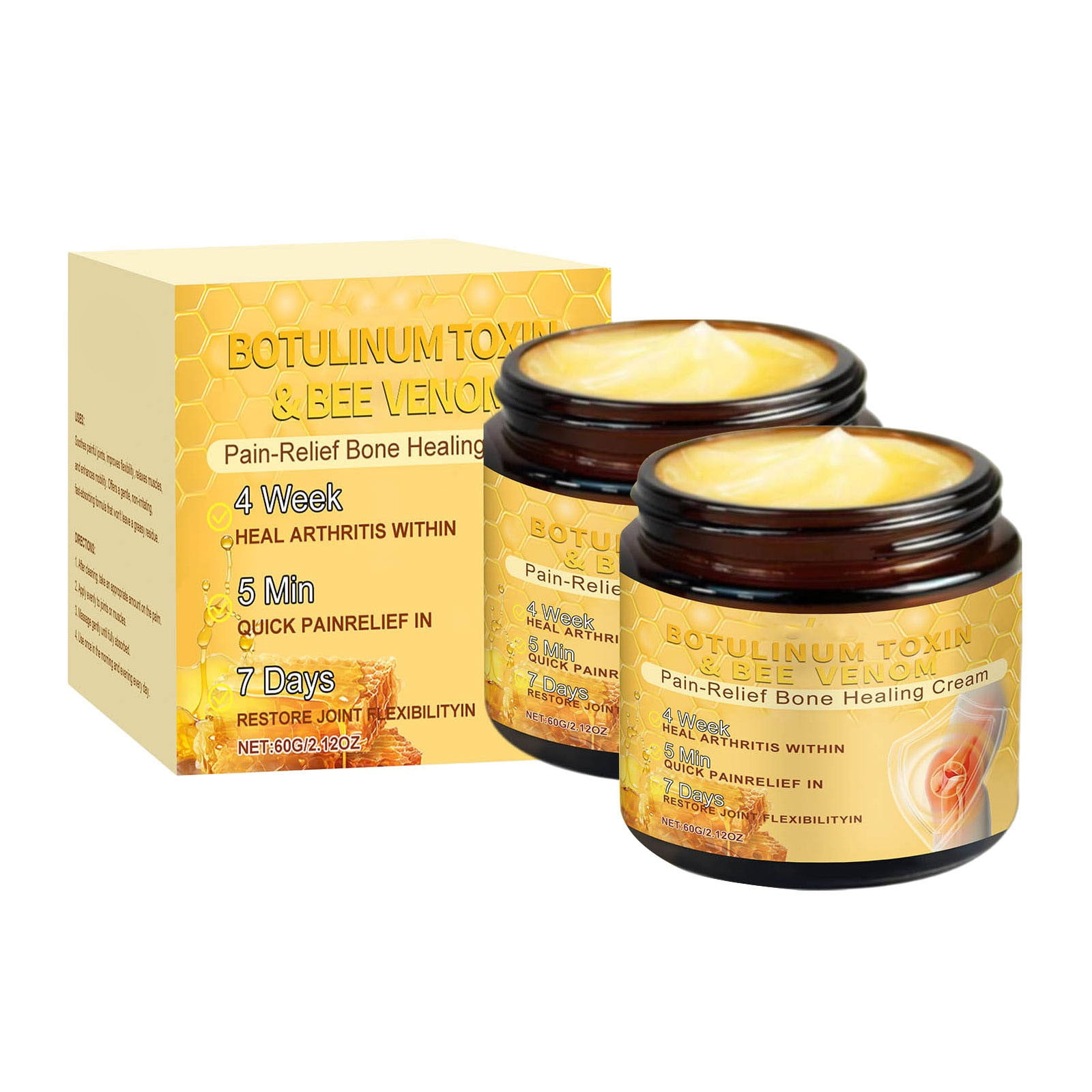 Joint & Muscle Soothing Cream for Back, Neck, Hands, Feet, Whole Body ...