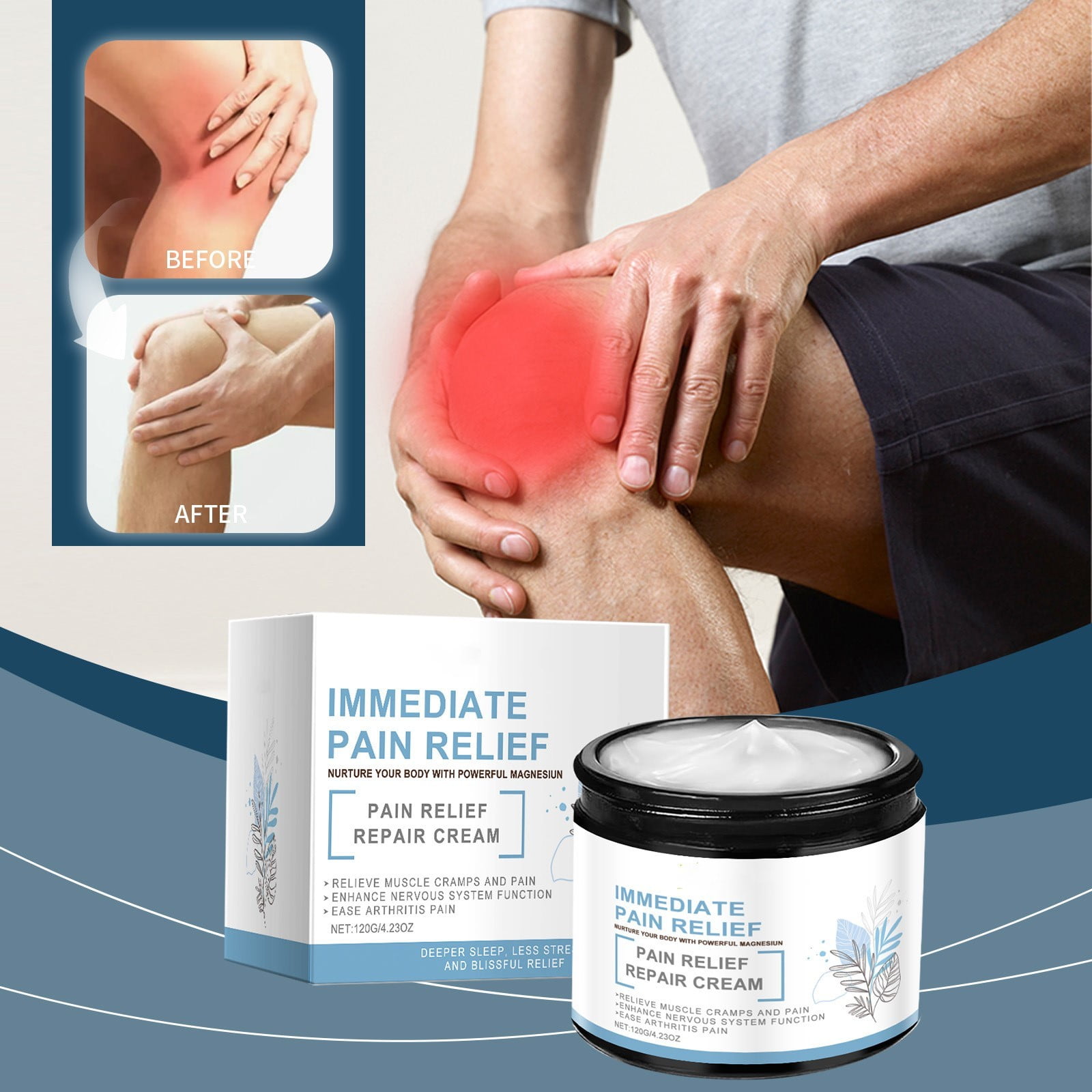 Joint & Muscle Therapy Soothing Comfort for Back Neck Whole Body Rub ...
