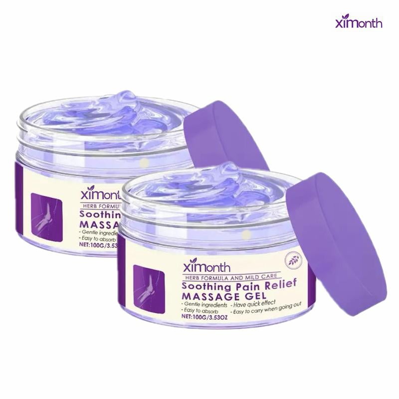 Joint Pain Gel Purple Gel, Soothing Massage Cream - Rapid Relief Muscle ...