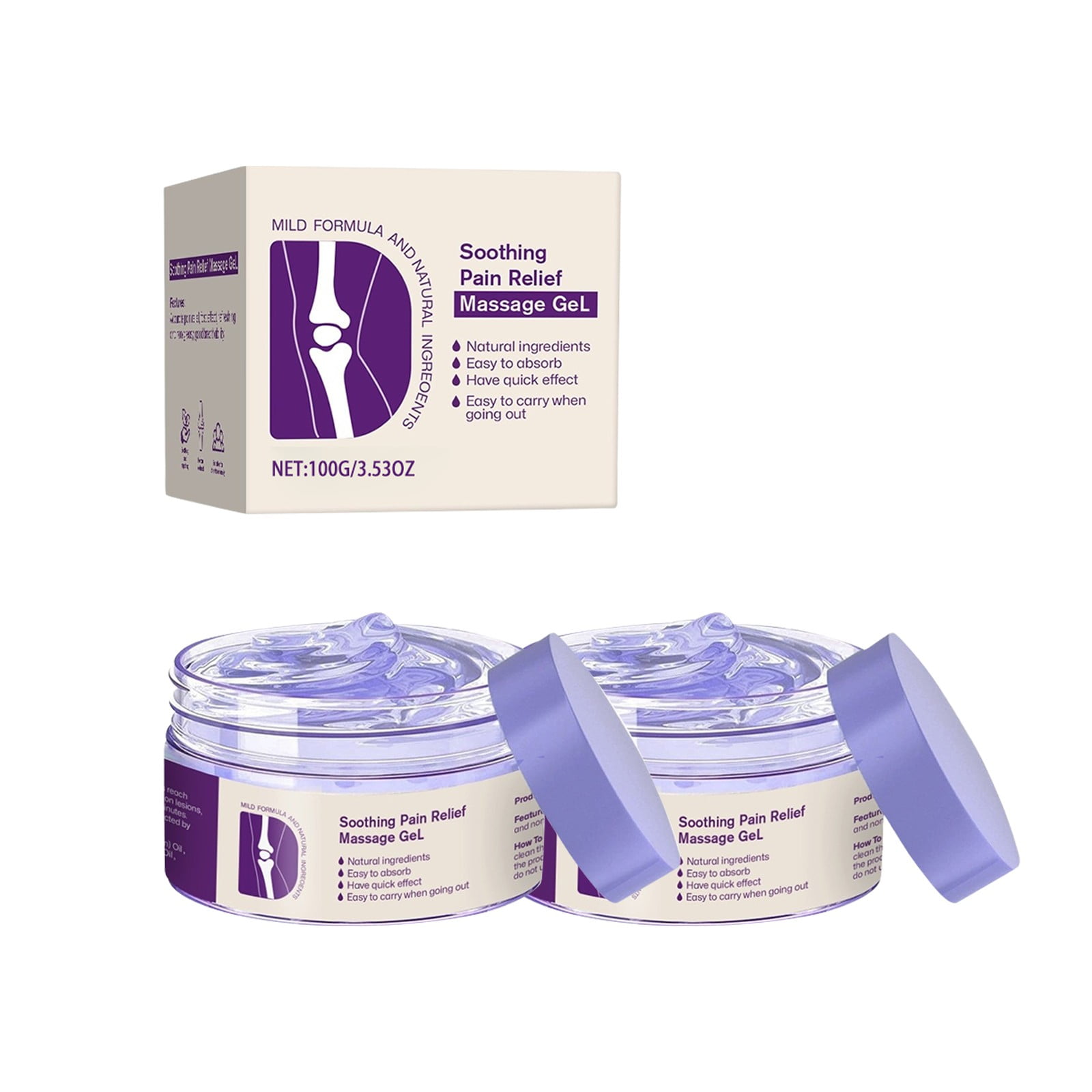 Joint Relief Gel, Joint and Bone Gel, Purple Gel for pain relief ...