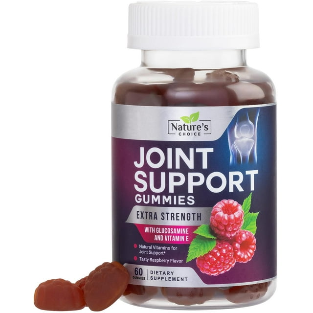 Joint Support Gummies Extra Strength Glucosamine Gummy with Vitamin E ...