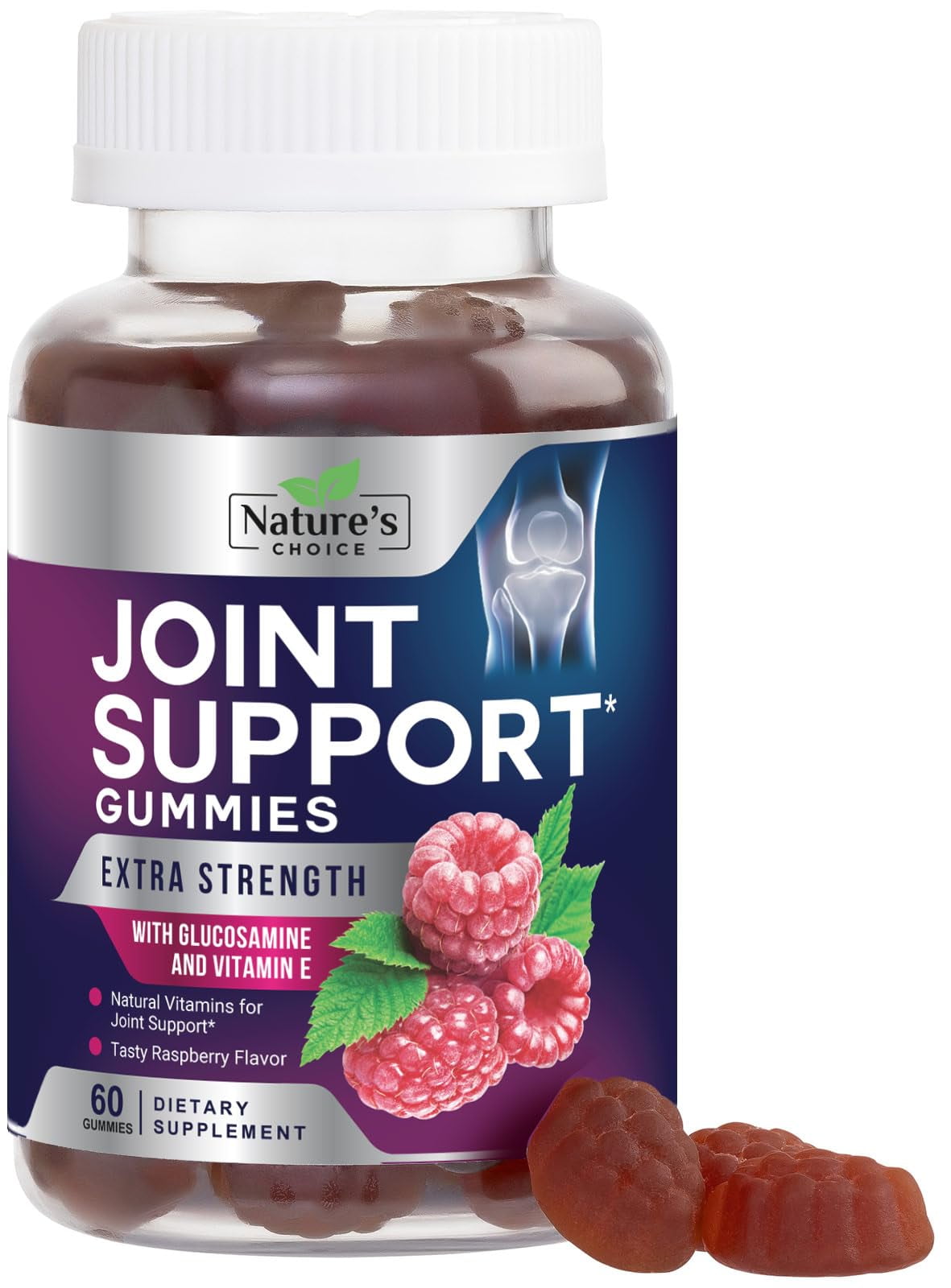 Extra Strength Joint Support Gummies - Glucosamine & Vitamin E ...