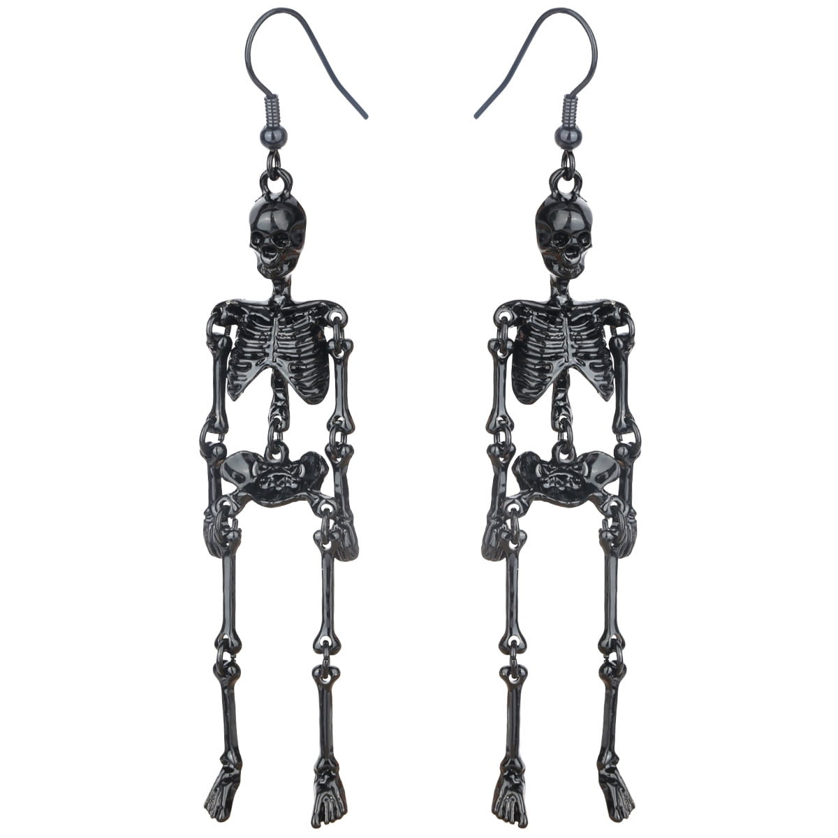 Jointed Skeleton Dangle Earrings for Women Hypoallergenic Halloween ...