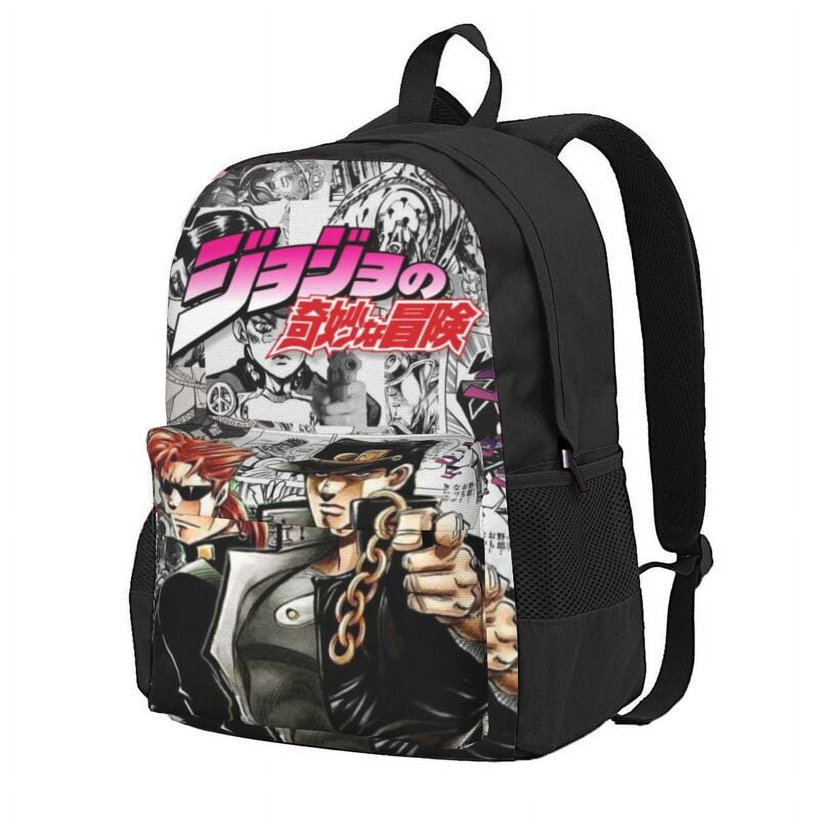 Jojo Bizarre Adventure Backpac 16.5In Backpac Hiking Bookpack Bag ...