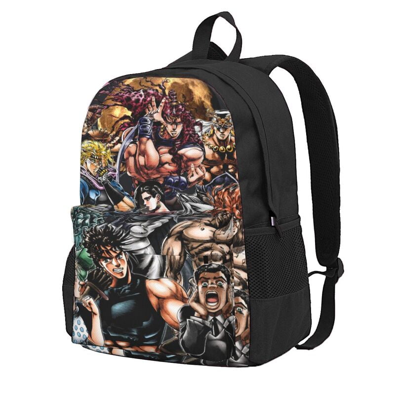 Jojo Bizarre Adventure Backpac 16.5In Backpac Hiking Bookpack Bag ...