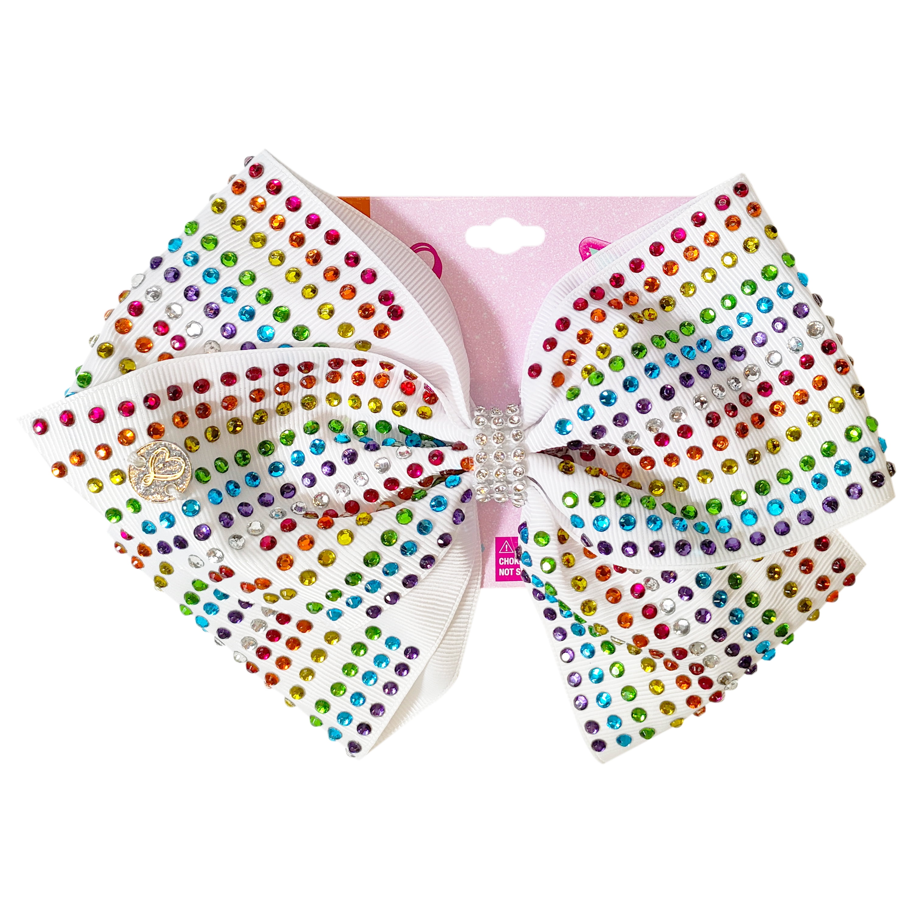 JoJo Siwa Girls Rainbow Rhinestone Hair Bow - Walmart.com