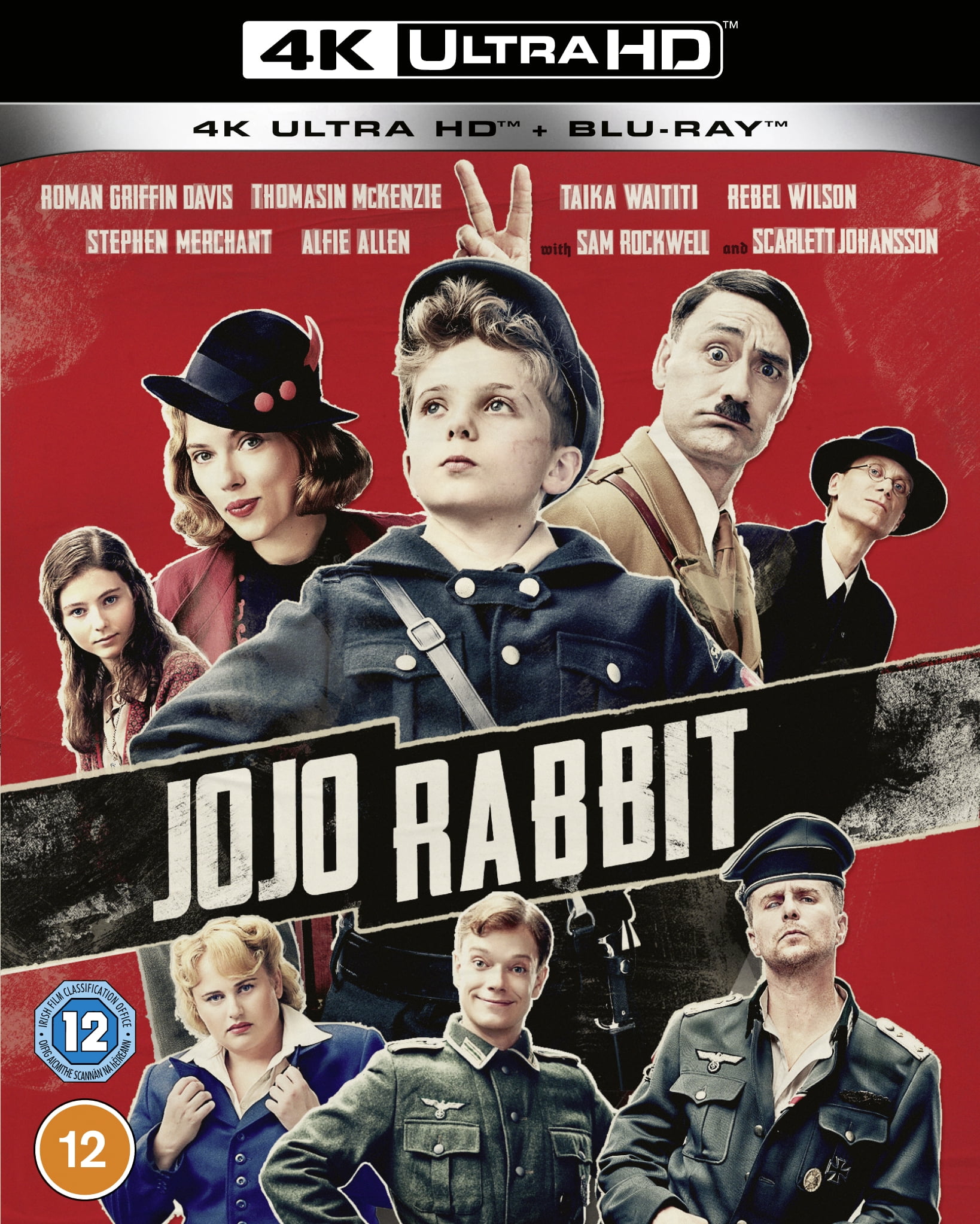 Jojo Rabbit UHD (4K Ultra HD) Alfie Allen Sam Rockwell Rebel Wilson ...