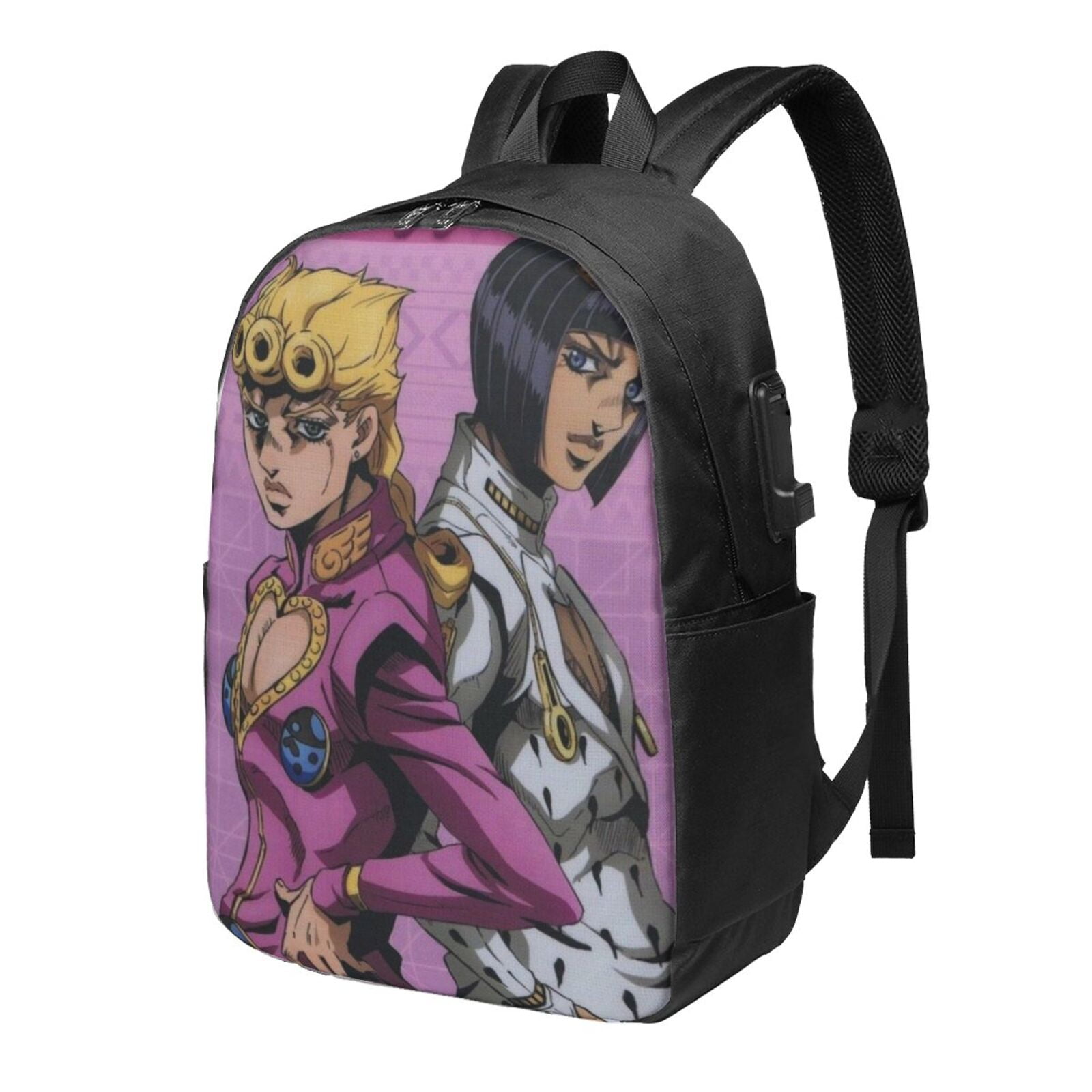 Jojo'S Bizarre Adventure Backpack With Usb Port Laptop Backpack Travel ...