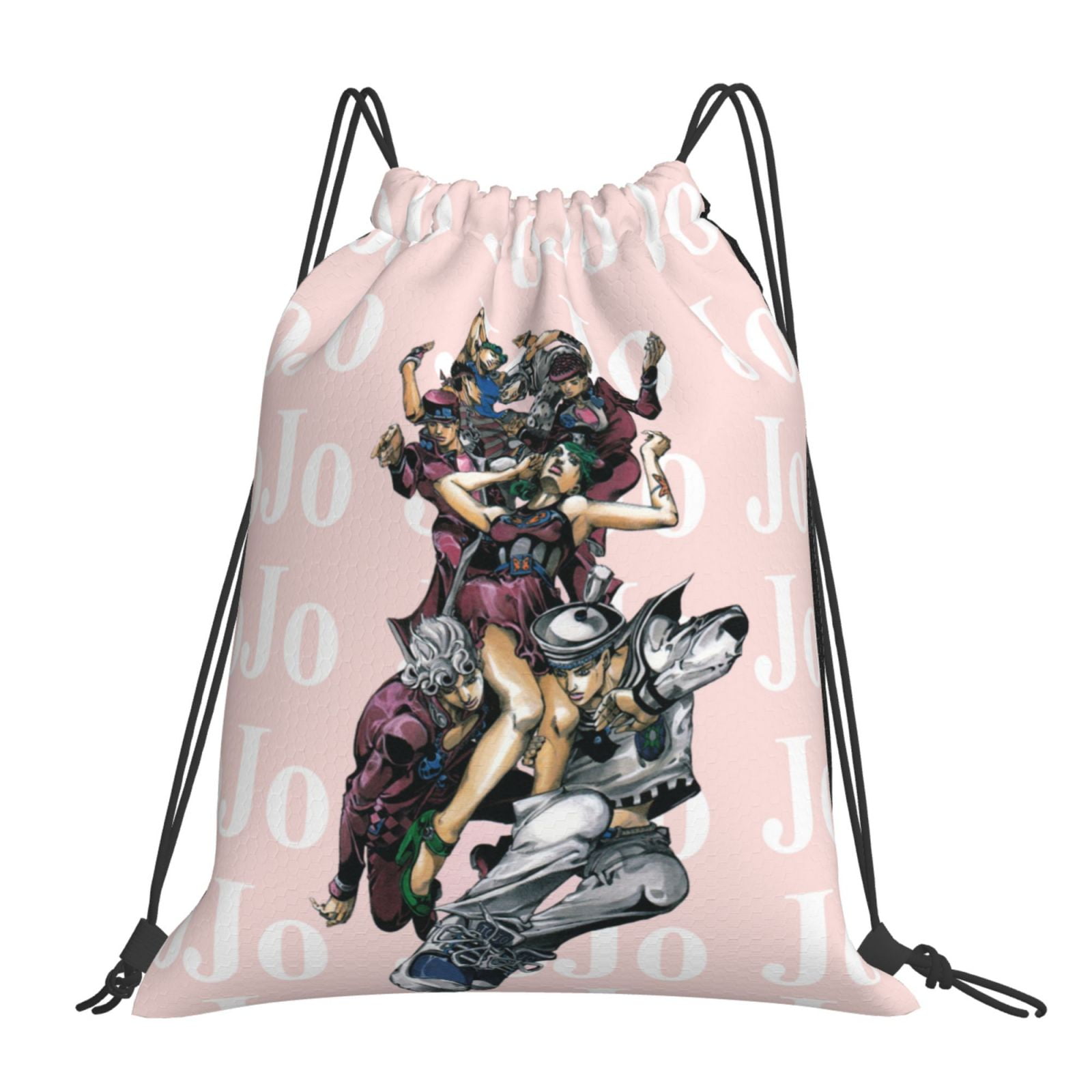 Jojo'S Bizarre Adventure Drawstring Backpack Sport Gym Bag For Yoga ...