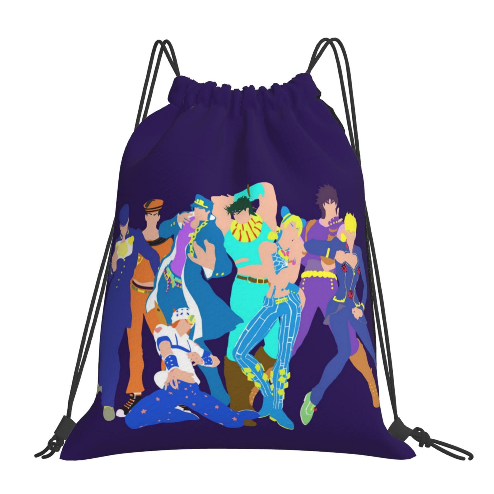 Jojo'S Bizarre Adventure Drawstring Backpack Sport Gym Bag For Yoga ...