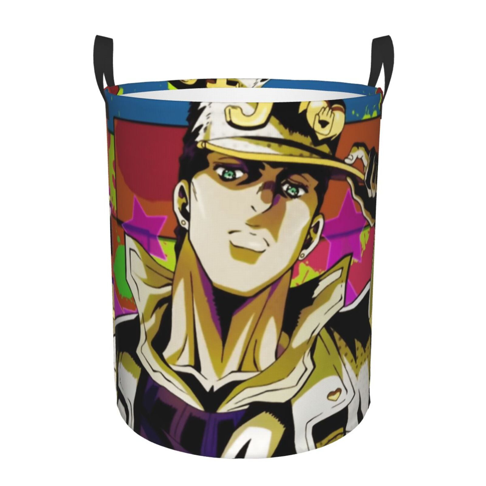 Jojo'S Bizarre Adventure Large Laundry Basket With Handle, Collapsible Laundry Hamper, Dirty ...