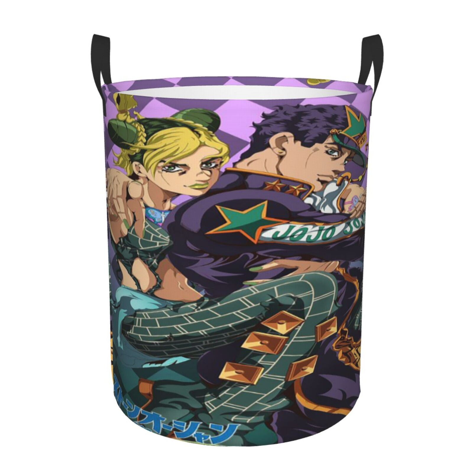 Jojo'S Bizarre Adventure Large Laundry Basket With Handle, Collapsible Laundry Hamper, Dirty ...