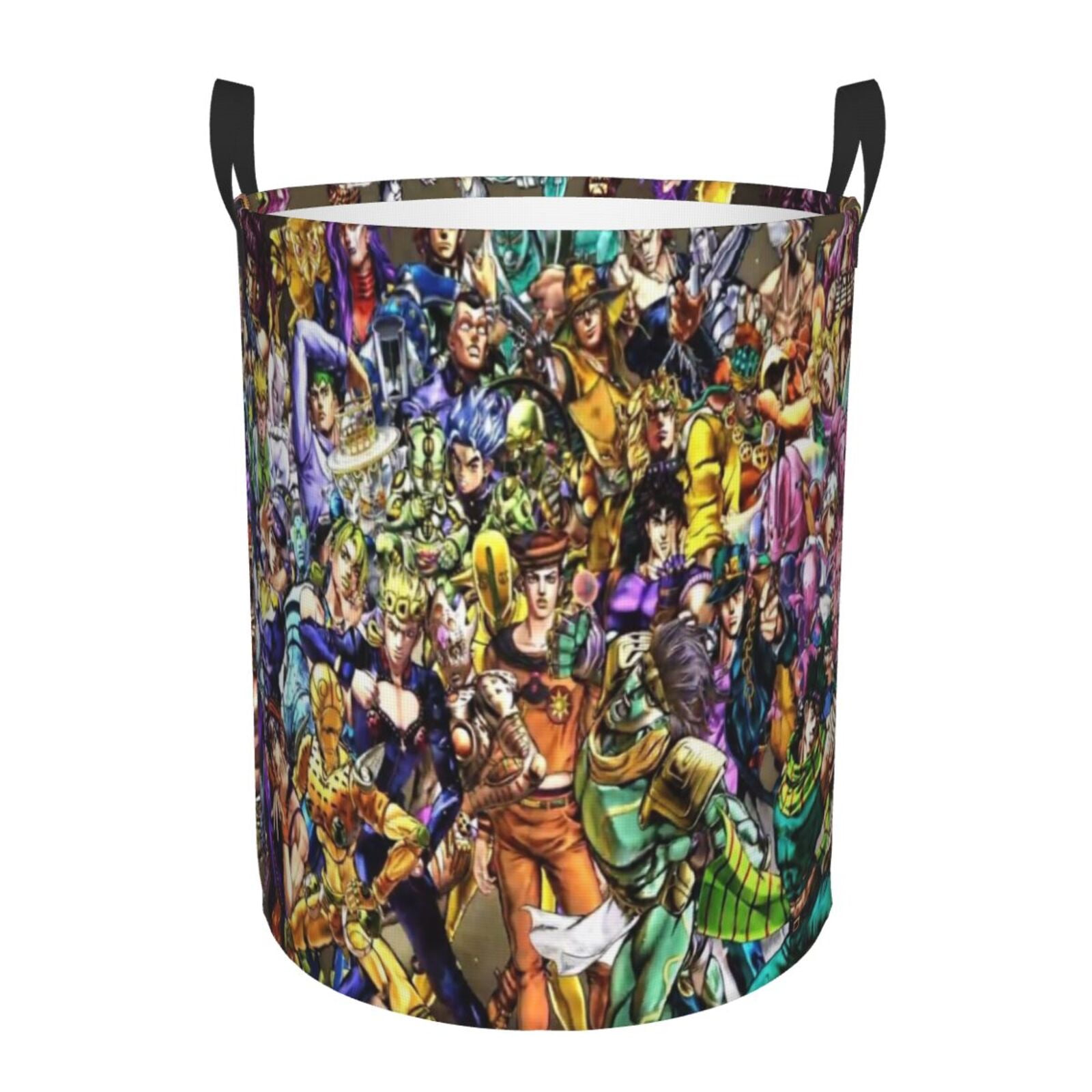 Jojo'S Bizarre Adventure Large Laundry Basket With Handle, Collapsible Laundry Hamper, Dirty ...
