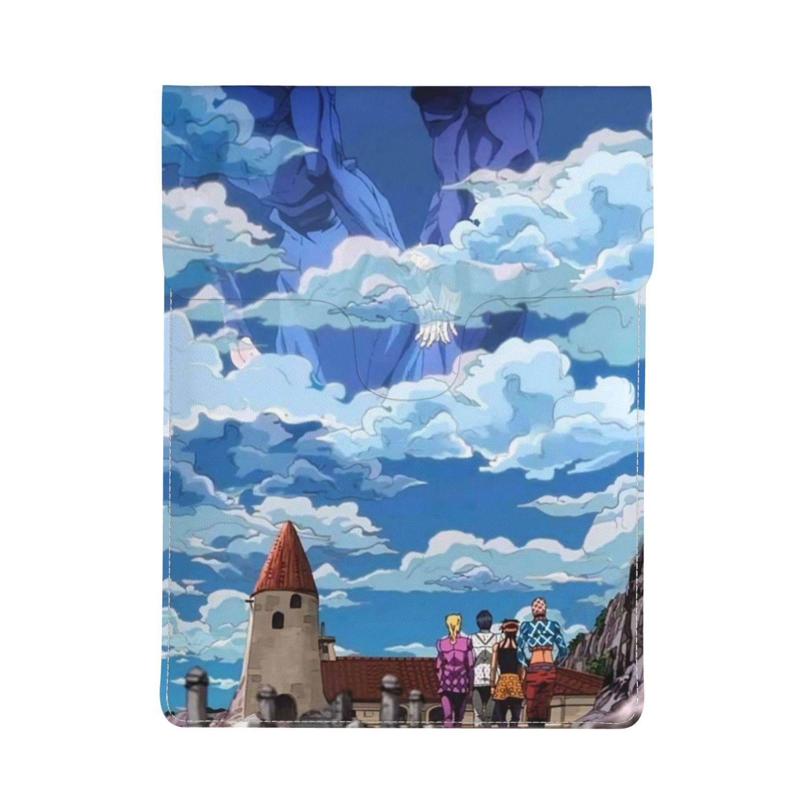 Jojo'S Bizarre Adventure Leather Laptop Sleeve Computer Case Notebook ...