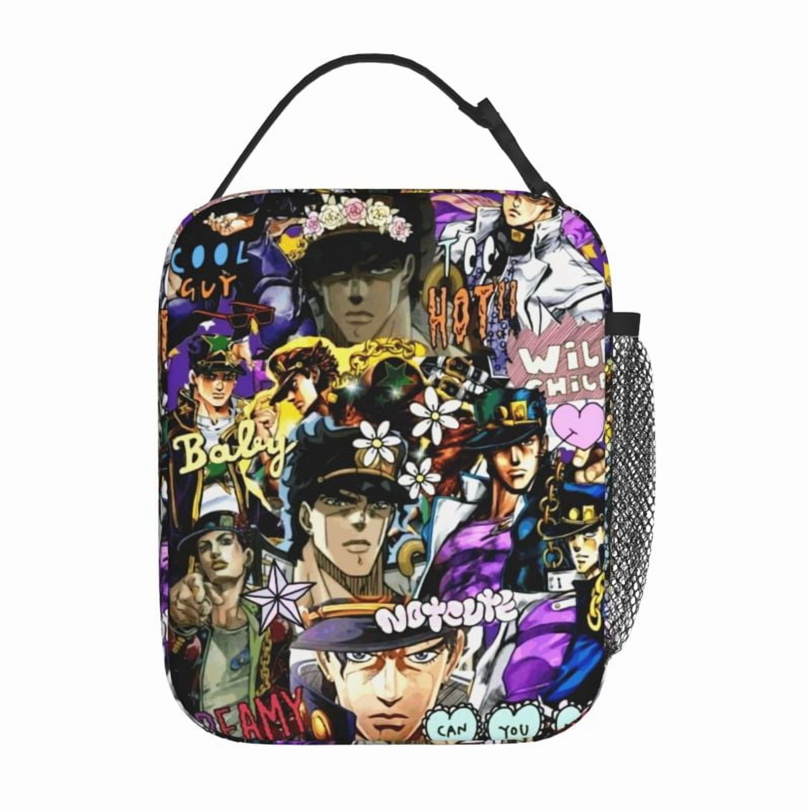 Jojo'S Bizarre Adventure Lunch Bag Simple Insulated Lunch Box Reusable ...