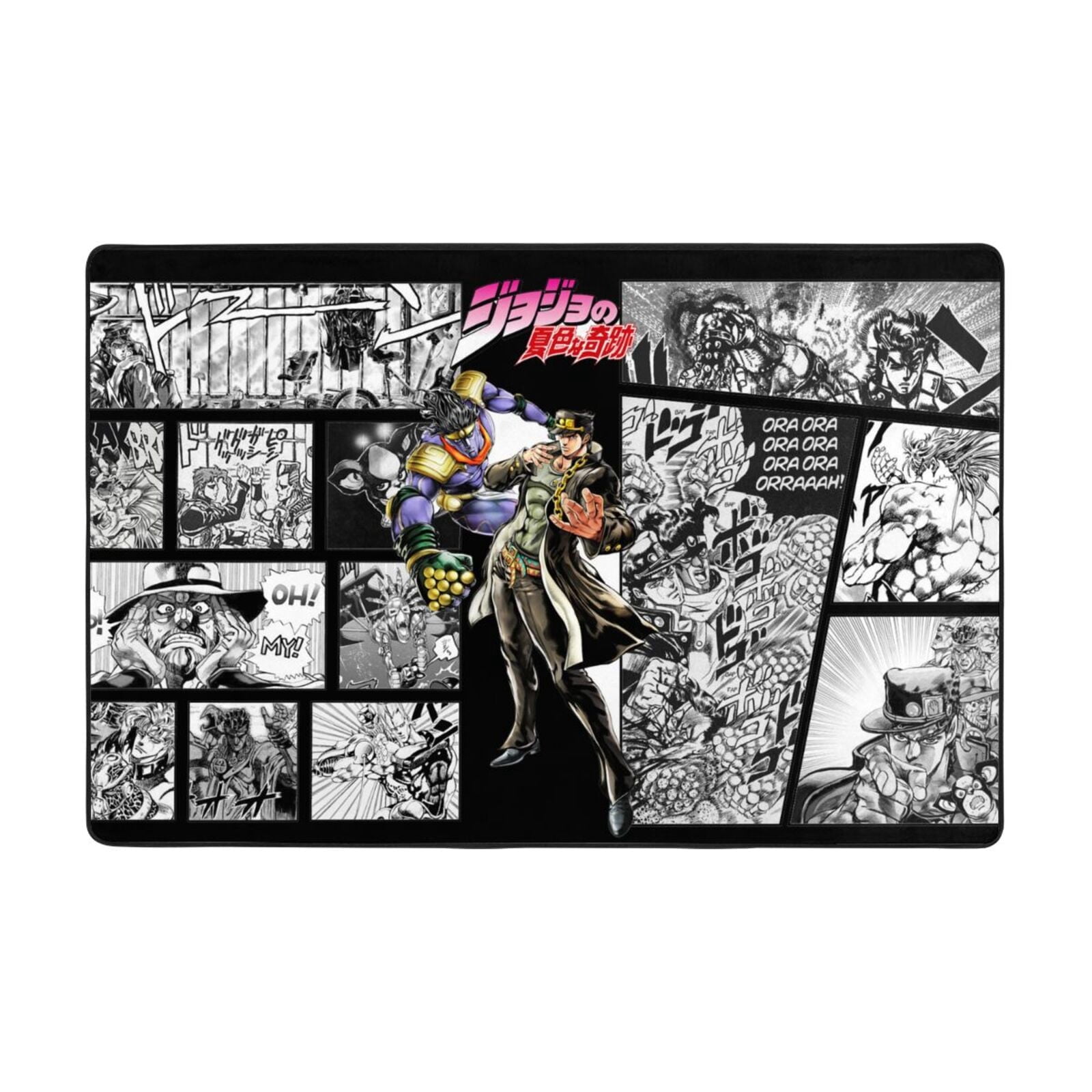 Jojo'S Bizarre Adventure Rugs Washable Cover Floor Rug Carpets Bathroom ...