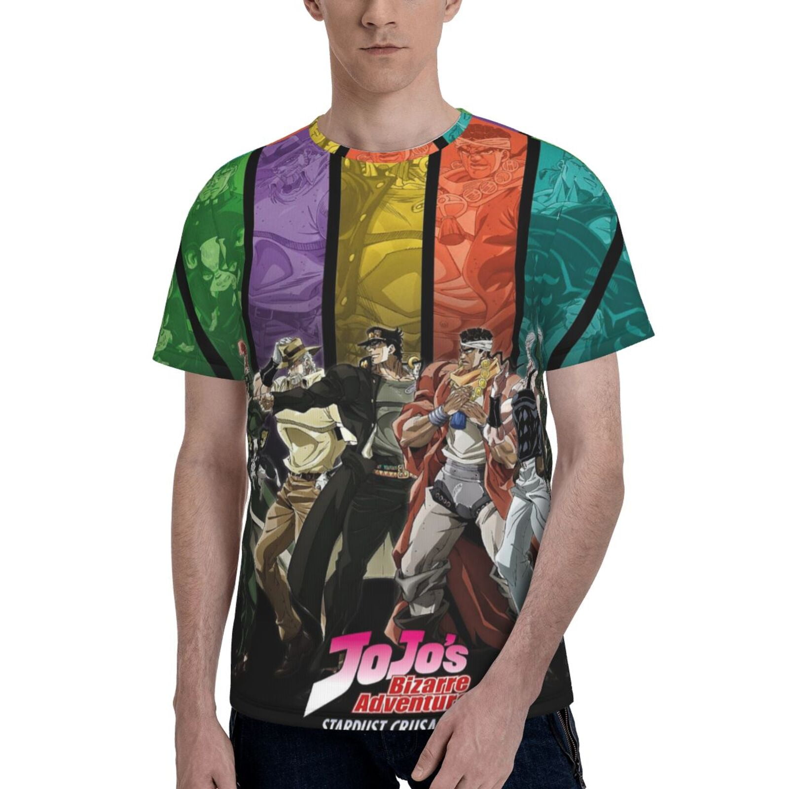 Jojo'S Bizarre Adventure T-Shirts 3d Printed Short Sleeve Tee Shirt For ...