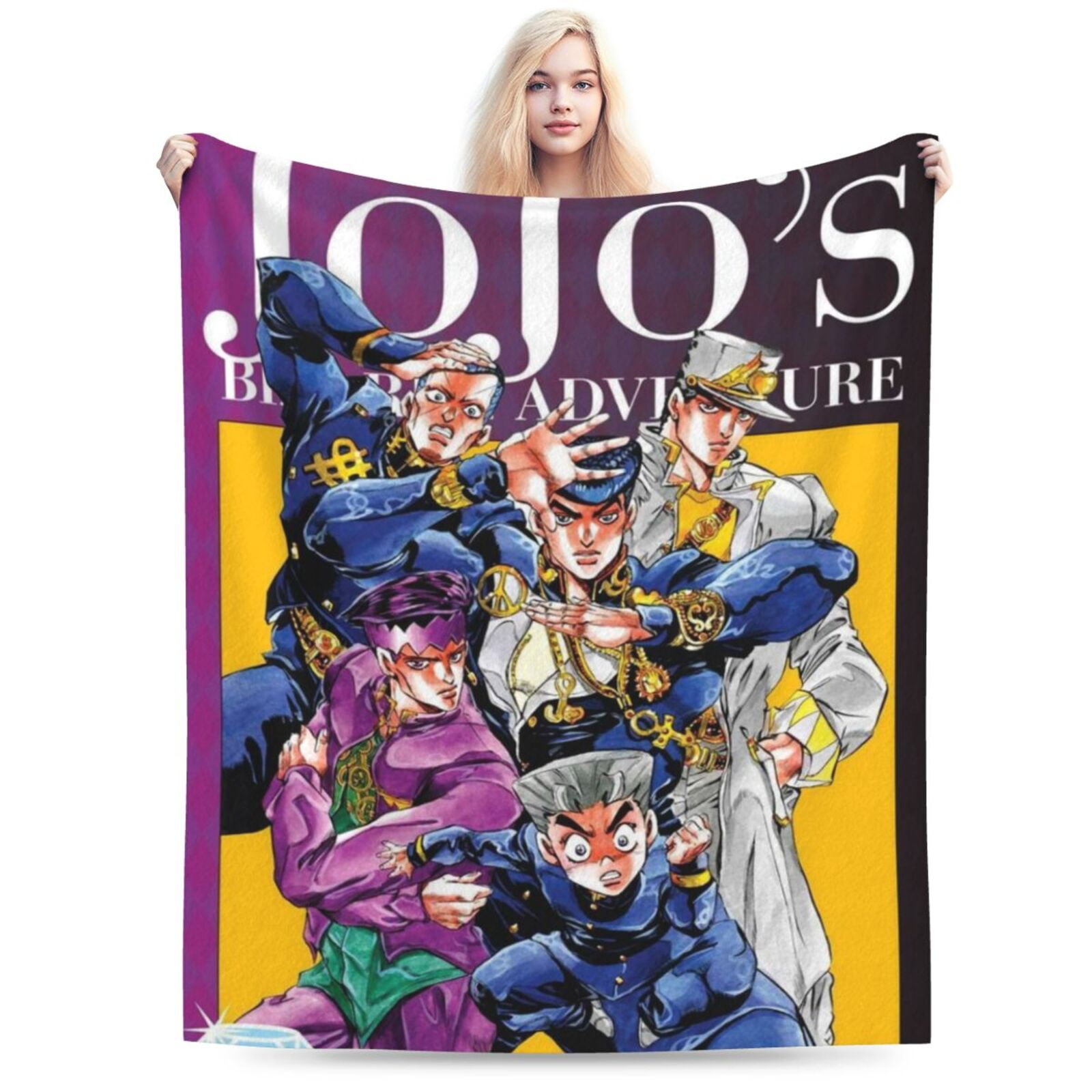 Jojo'S Bizarre Adventure Throw Blanket,Ultra-Soft Micro Fleece Blanket ...
