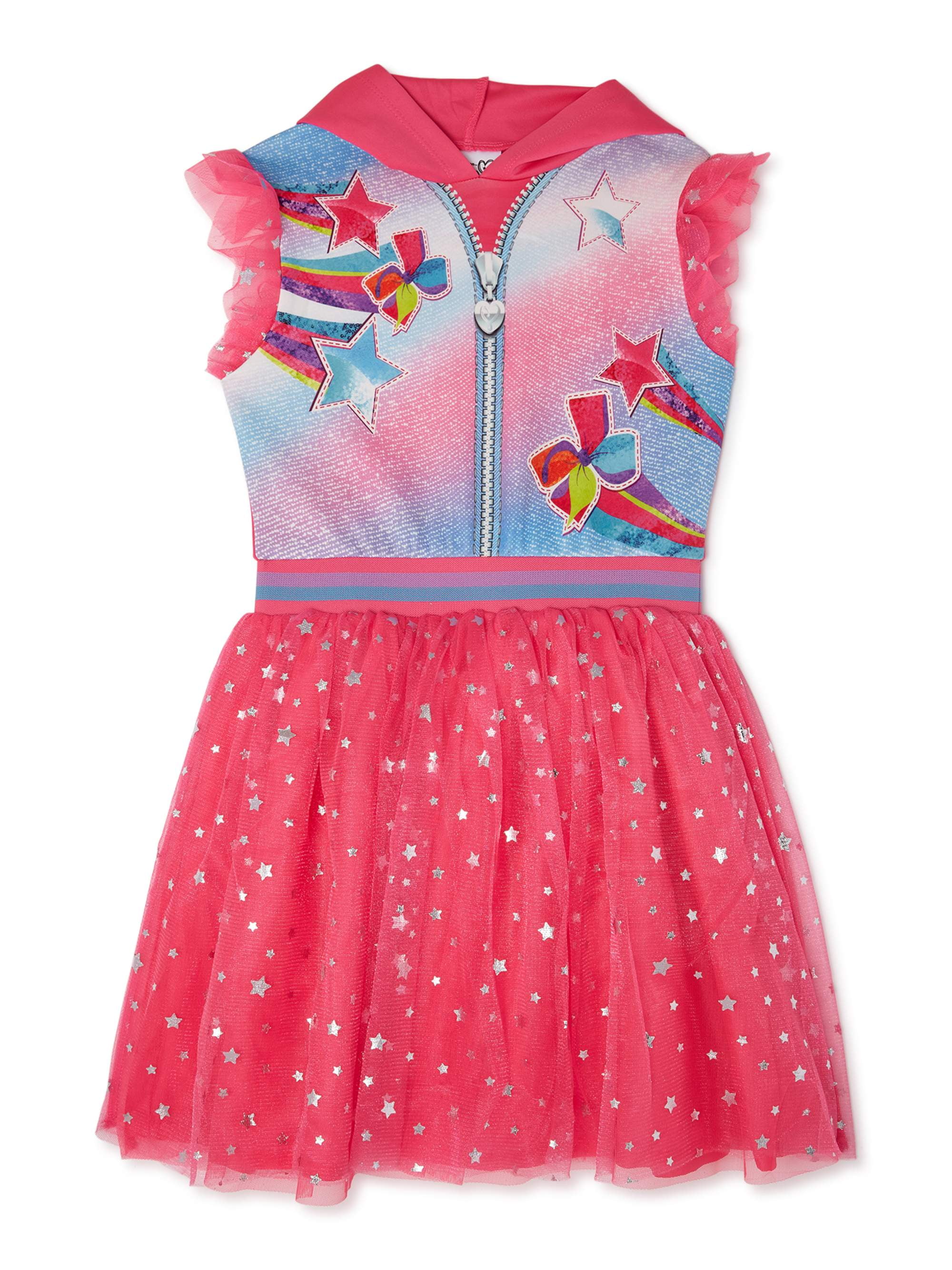 Jojo Siwa Girls Bow Hood Cosplay Dress, Sizes 7-16 - Walmart.com