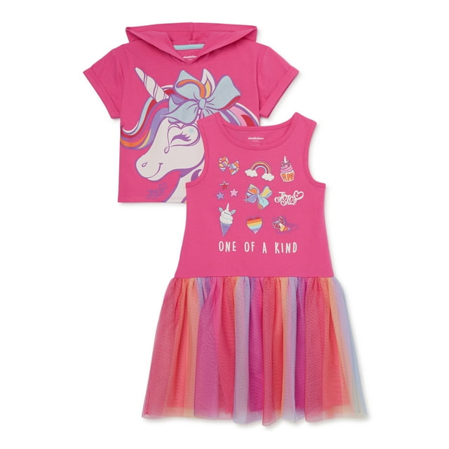 Jojo Siwa Girls Hooded Cosplay Dress, 2-Piece, Sizes 4-16 - Walmart.com
